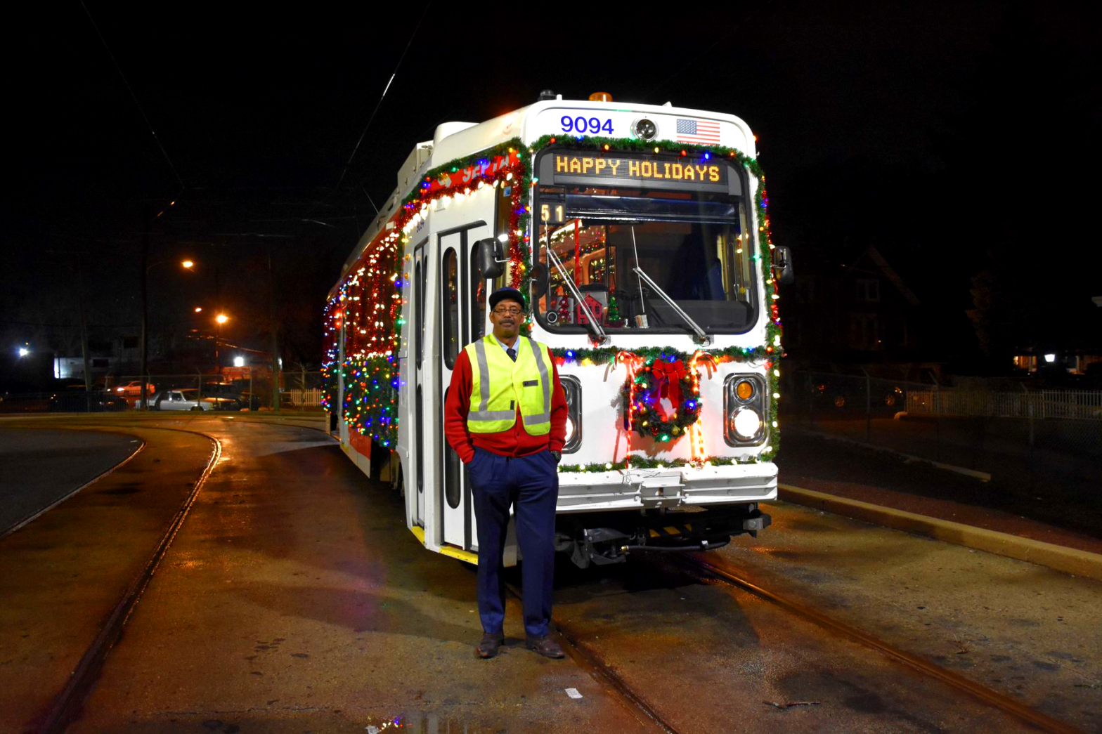 Meet the SEPTA operator behind a beloved holiday-decorated trolly ...