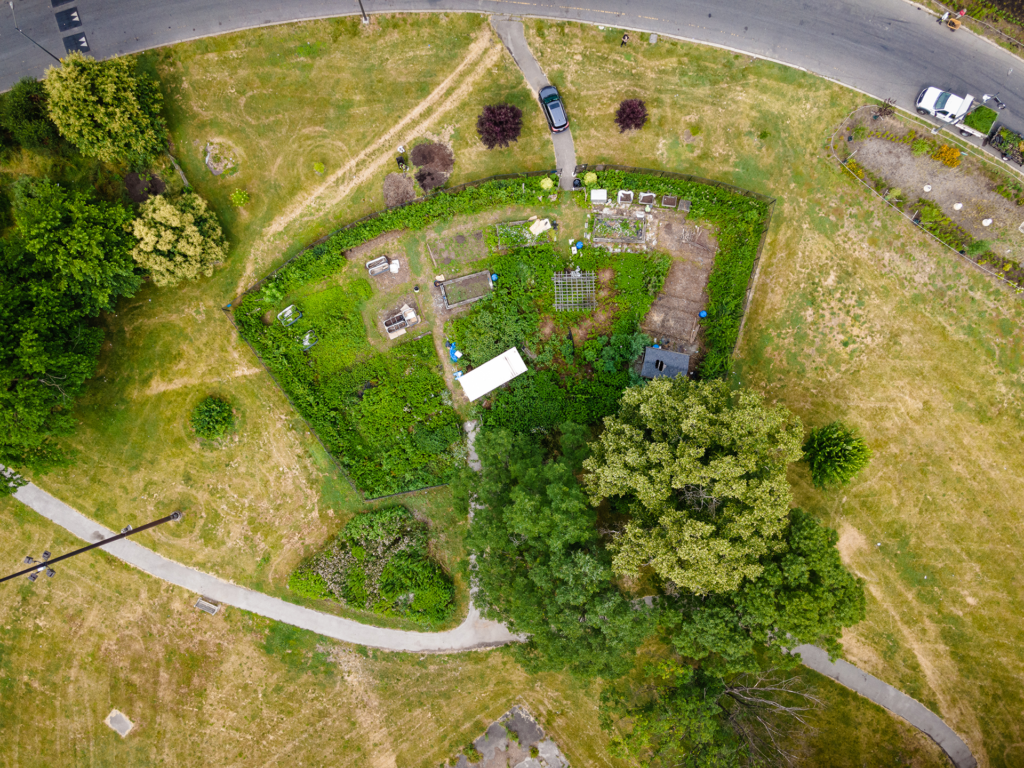 Michael Wilcox prepares the Hunting Park Community Garden for a ...