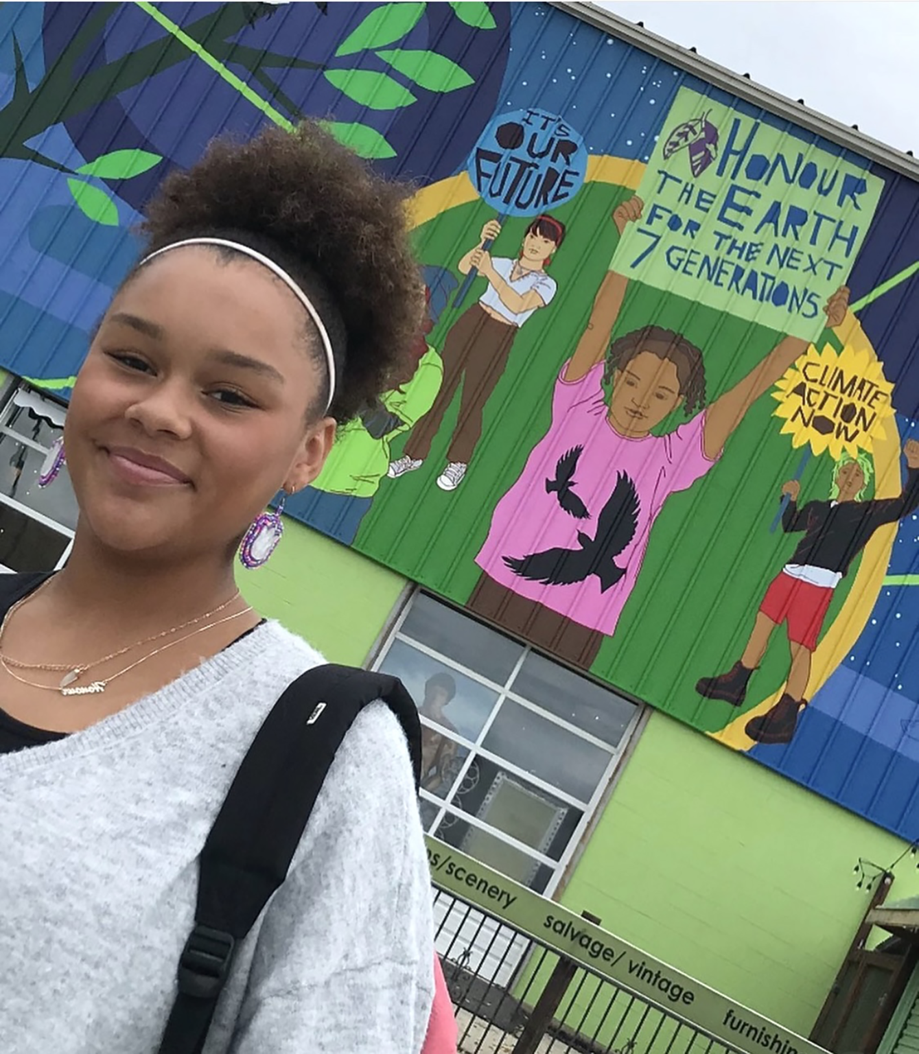 Expansive mural depicts environmental destruction and the hope of ...