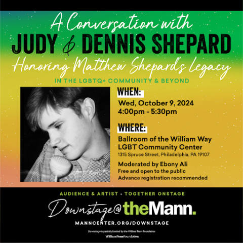 A Conversation with Judy & Dennis Shepard Honoring Matthew Shepard's ...