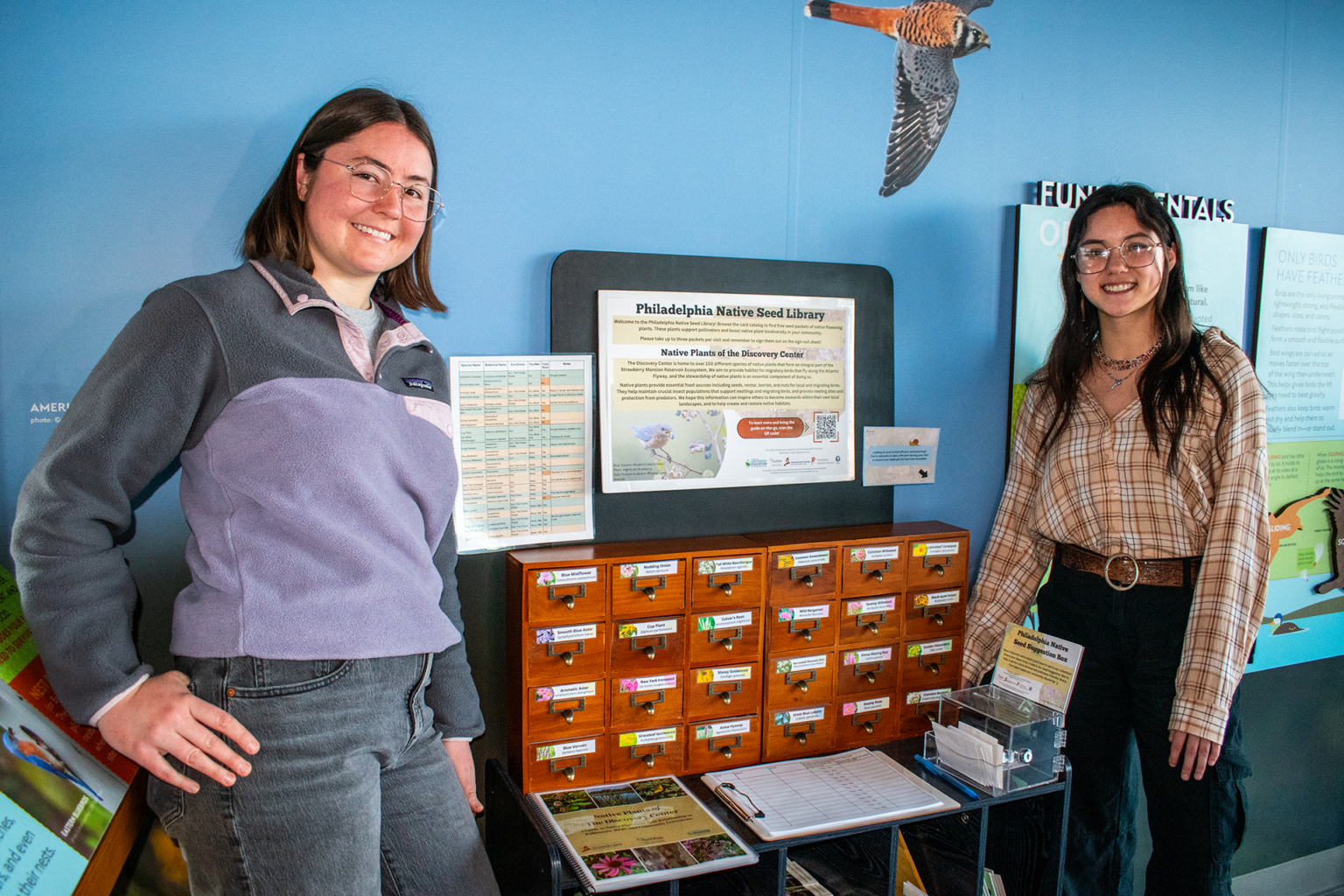 A new native seed library at Strawberry Mansion’s Discovery Center offers resources and ...