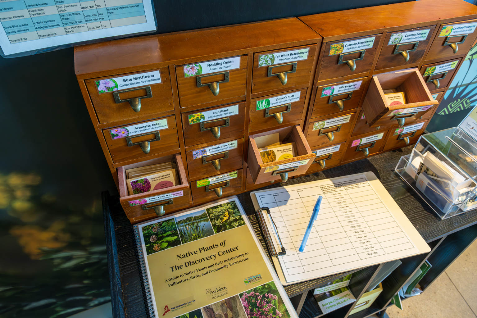 A new native seed library at Strawberry Mansion’s Discovery Center ...