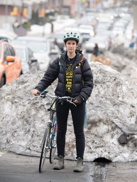 Cyclists endure weeks of snow-blocked bike lanes - Grid Magazine